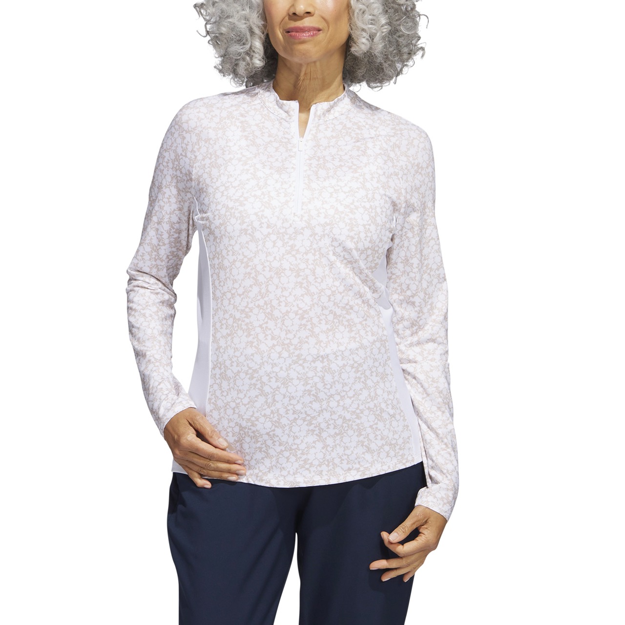 Adidas W Ultimate 365 Printed 1/4 Zip Golf Mock | Out of Bounds