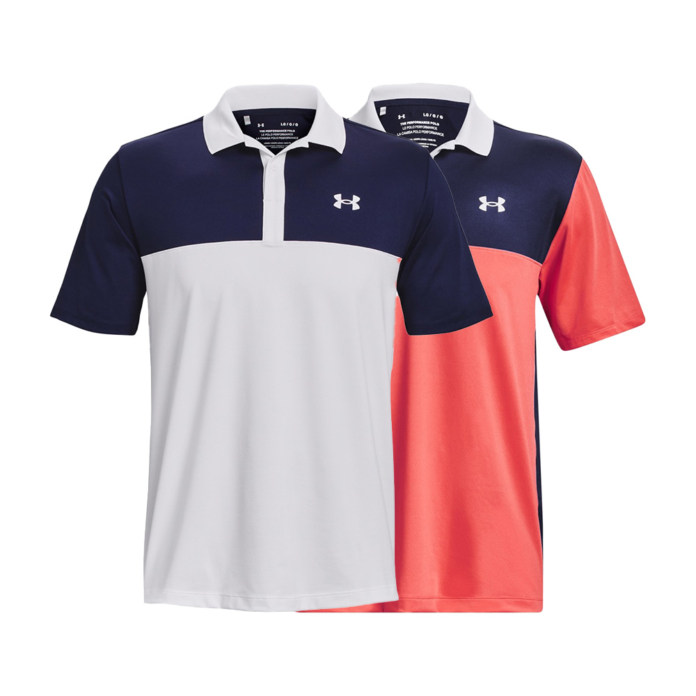 Under Armour M Performance 3.0 Color Block Polo | Out of Bounds